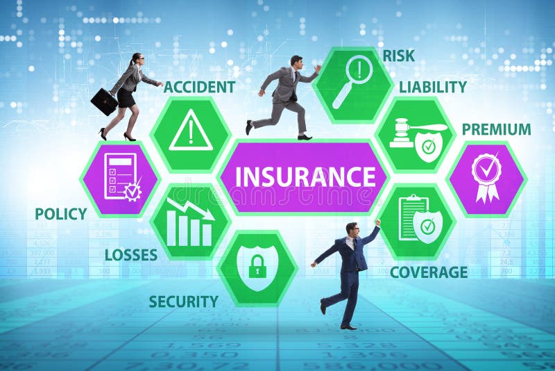 Concept of Various Types of Insurance Stock Image - Image of life ...
