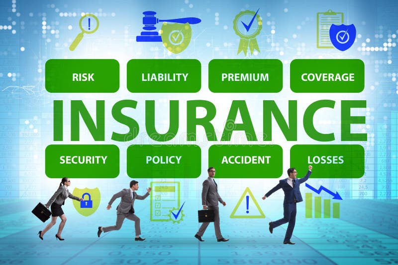 Concept of Various Types of Insurance Stock Image - Image of financial ...