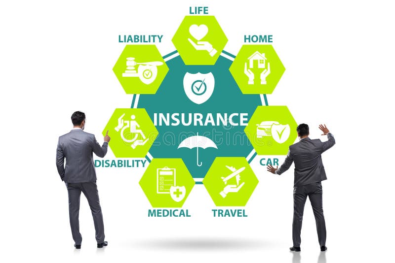 Concept of Various Types of Insurance Stock Image - Image of agent ...