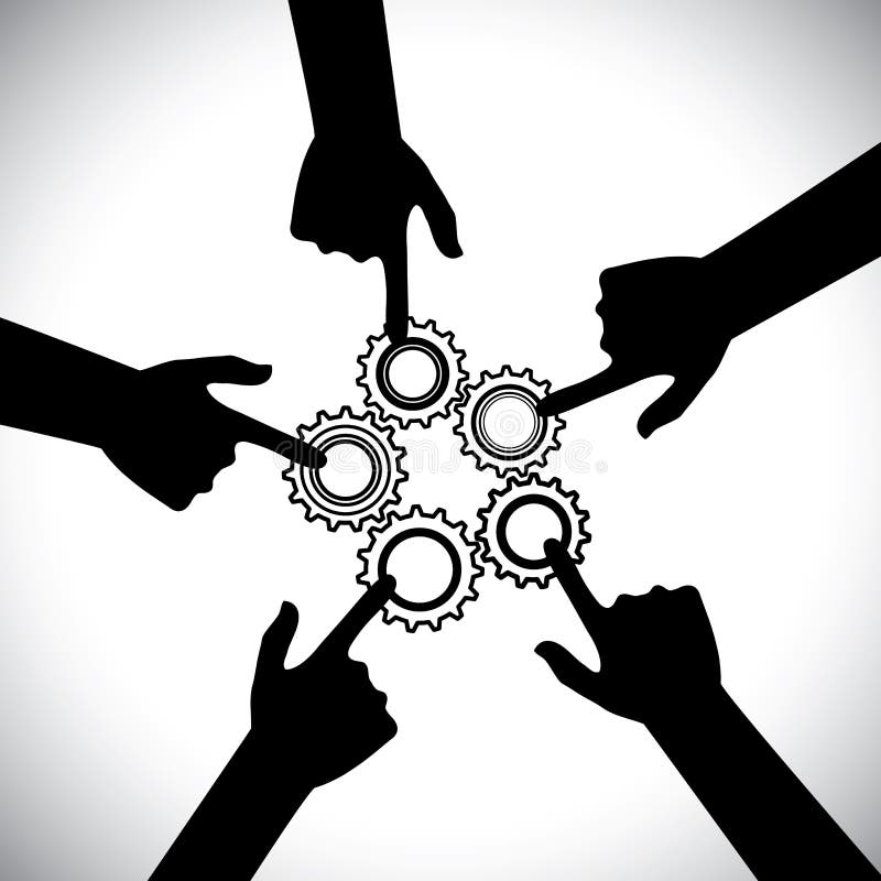 Concept Vector Graphic- of Teamwork, Community Unity & Integrity Stock ...