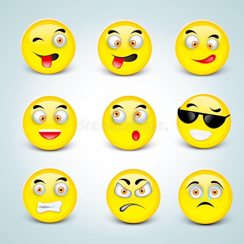 Gefrustreerde Smiley. Pictogram. Emoties Stock Illustratie ...