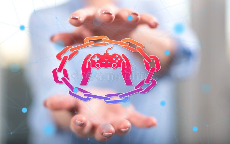 Concept of Video Game Addiction Stock Image - Image of concept, network ...