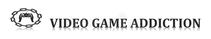 Concept of Video Game Addiction Stock Illustration - Illustration of ...