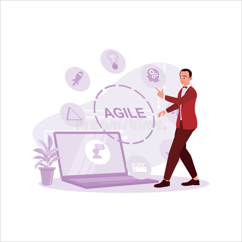 The Concept of Virtual Agile Development Methodology. Workflow Concept ...