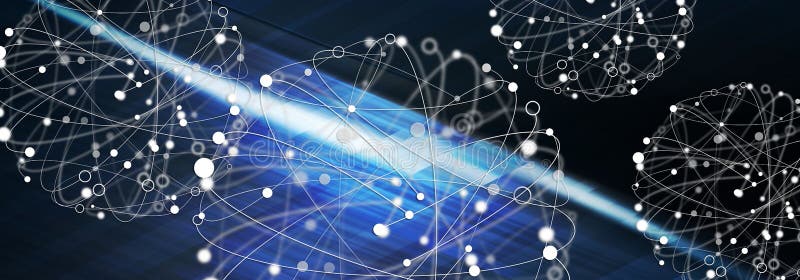 Concept of Virtual Technology Stock Illustration - Illustration of ...