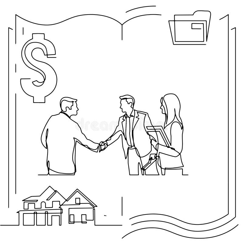 Continuous Drawing Contacts Stock Illustrations – 81 Continuous Drawing ...