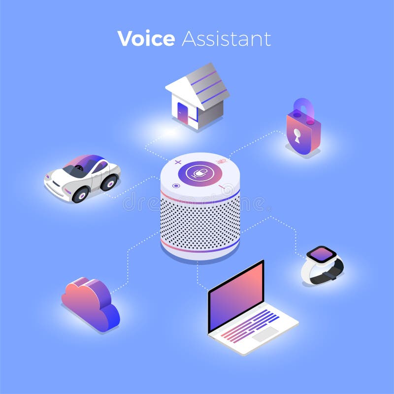 Voice ID Technology Illustration Vector of Head Speaking Password with ...