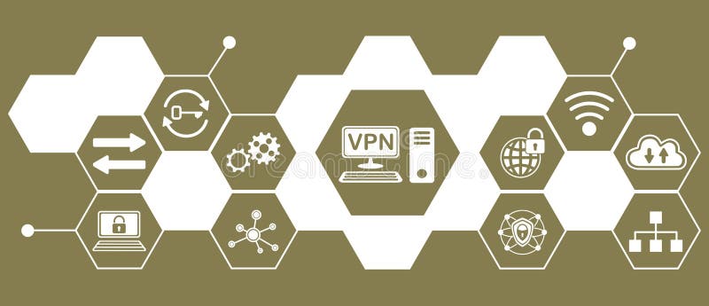 Concept of vpn stock illustration. Illustration of safe - 265333421