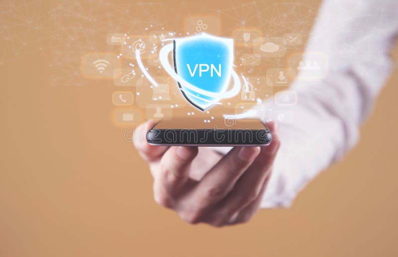 Concept of VPN. Internet. Technology Stock Image - Image of digital ...