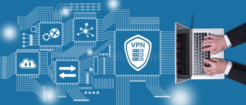 Concept of vpn stock image. Image of virtual, protocol - 264316049