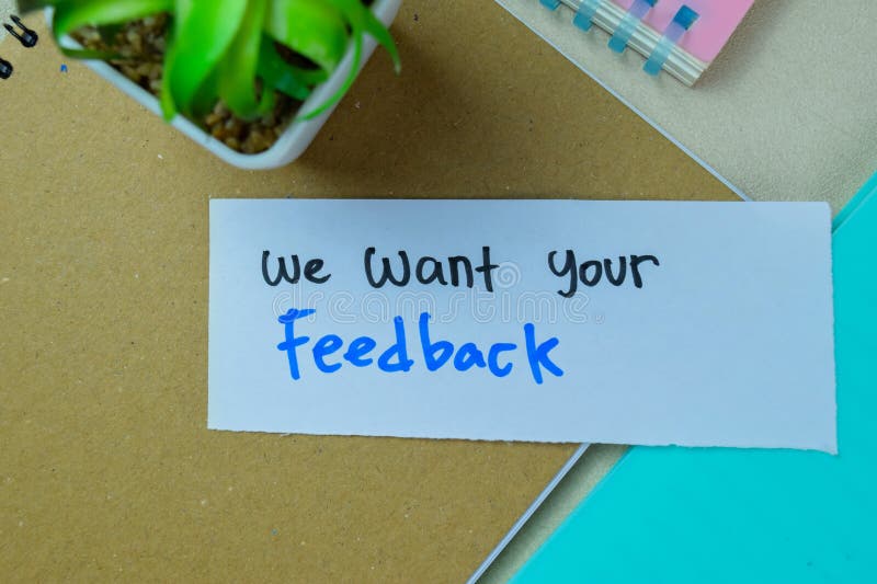 Feedback Sticky Note Concept Stock Photo - Image of idea, people: 89526710