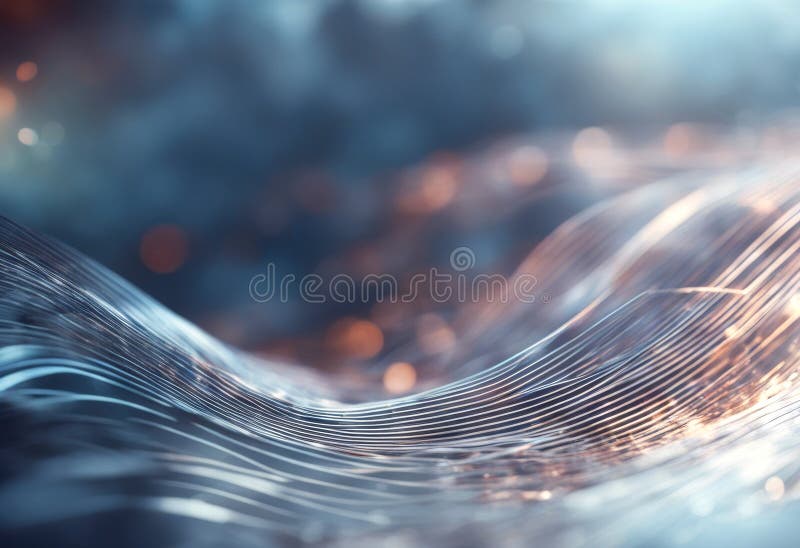 Concept Wave Technology Geometric Abstract Lines Background Line High ...