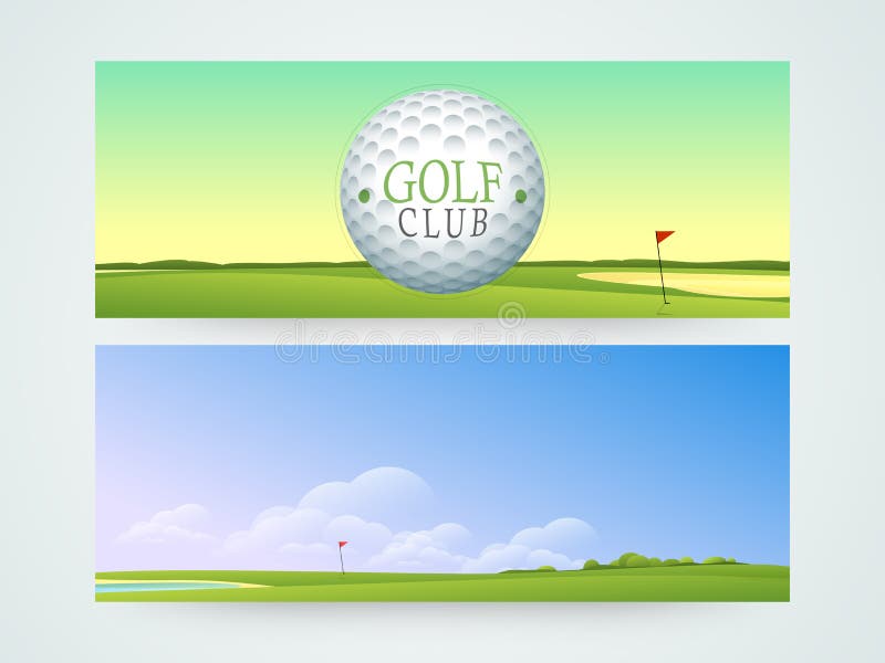 Concept of Web Header or Banner. Stock Illustration - Illustration of ...