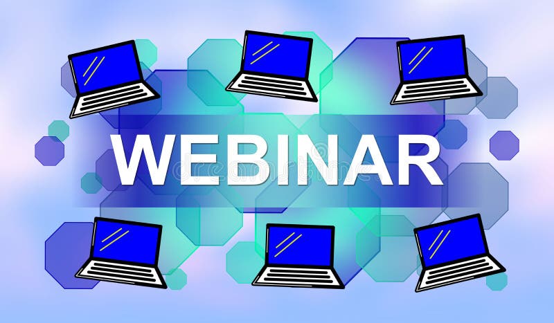 Concept of webinar stock illustration. Illustration of website - 156903250