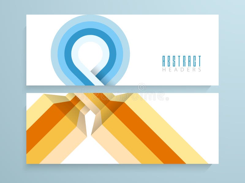 Concept of website header. stock illustration. Illustration of abstract ...