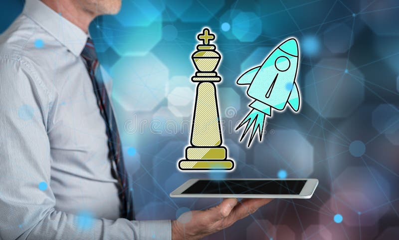 Concept of Winning Business Strategy Stock Image - Image of achievement ...