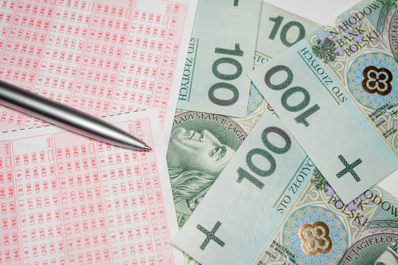 Concept of Winning Polish Money from Lotto Stock Photo - Image of ...