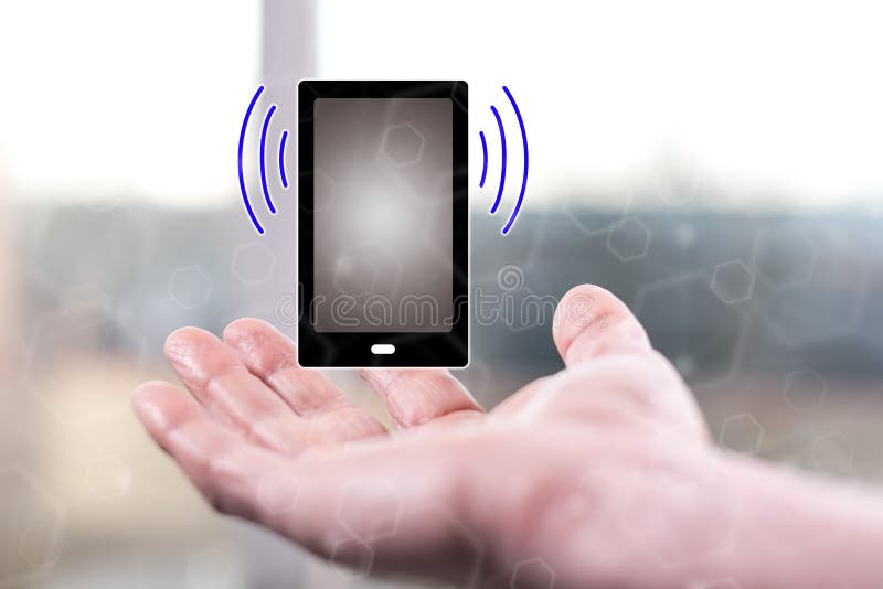 Concept of Wireless Connection Stock Image - Image of network, wifi ...