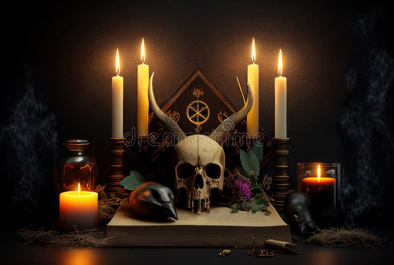 The Concept of Witchcraft and Magic, an Altar for Communication with ...