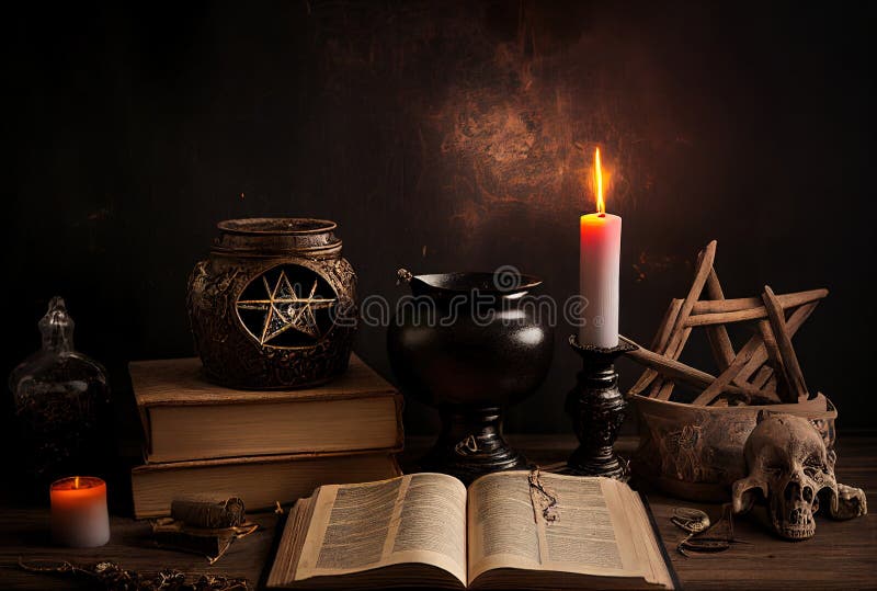 The Concept of Witchcraft and Magic, an Altar for Communication with ...