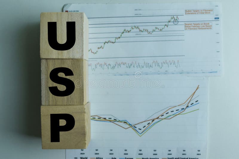 Concept of the Wooden Cubes with the Word USP on Wooden Background ...