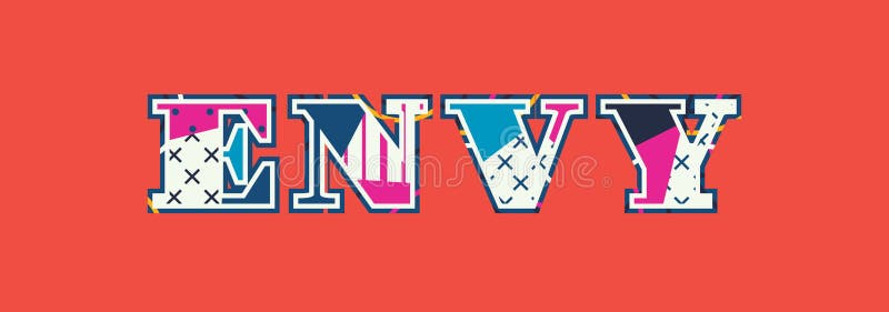 Concept Word Art Illustration D'envie Illustration de Vecteur ...
