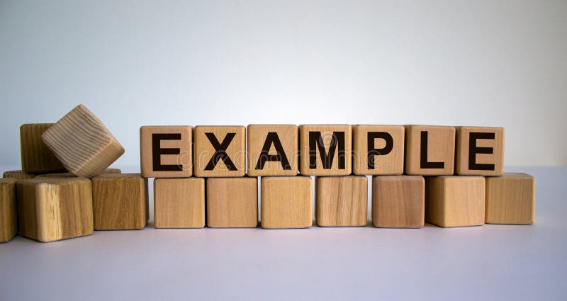 The Text `examples` Appearing Behind Torn Black Paper. Business Concept ...