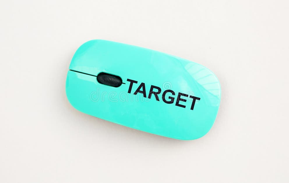 Concept Word Target on Computer Mouse, Marketing Goal and Aim. Ads and ...