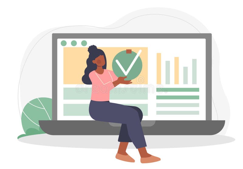 Concept of Work or Project Done Stock Vector - Illustration of mark ...