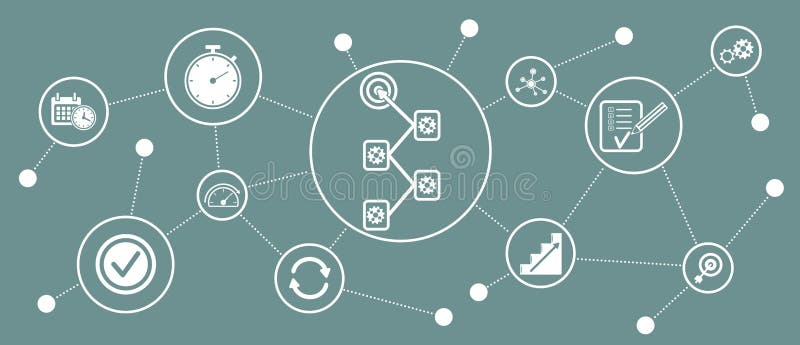 Concept of workflow stock illustration. Illustration of plan - 232966562