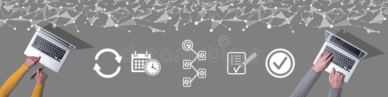 Concept of workflow stock photo. Image of streamline - 244051216