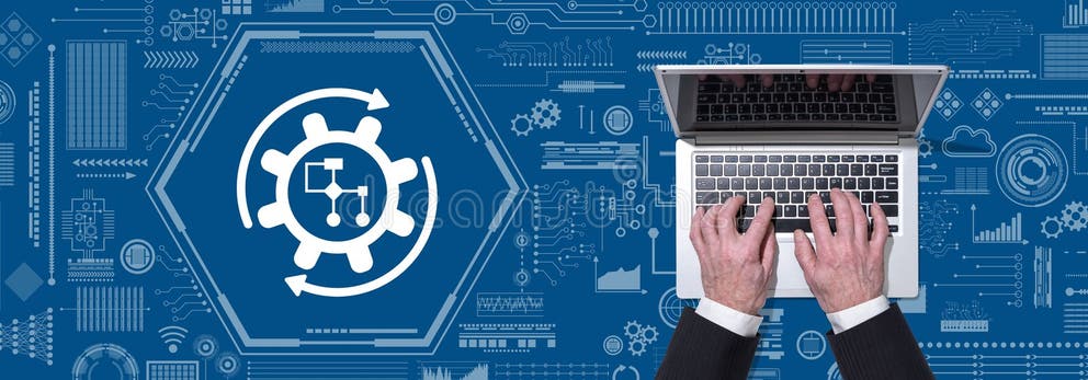 Concept of workflow stock photo. Image of project, process - 270756686