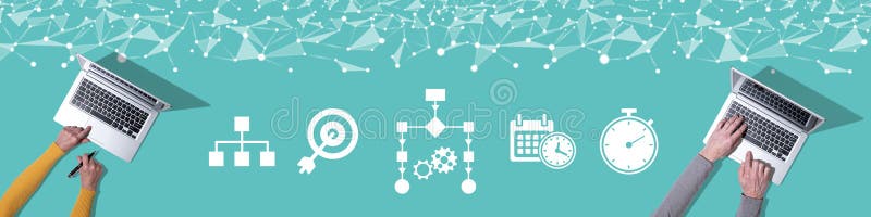 Concept of workflow stock image. Image of network, organization - 373622011