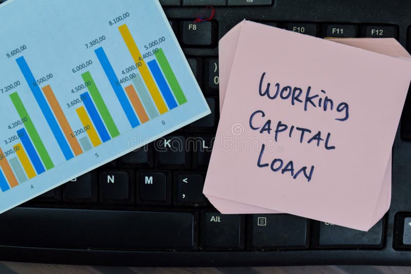 Concept of Working Capital Loan Write on Sticky Notes Isolated on ...