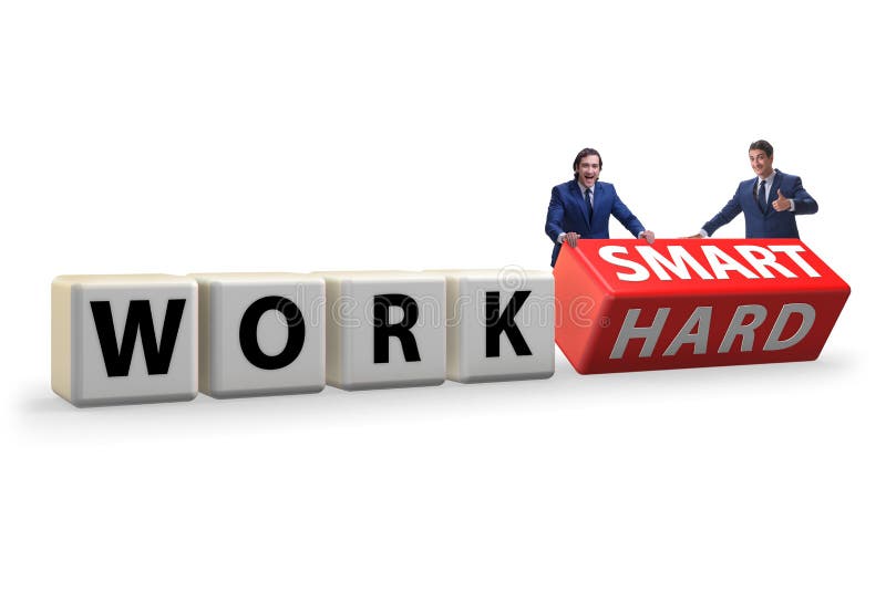 Concept of Working Smart Not Hard Stock Image - Image of optimisation ...
