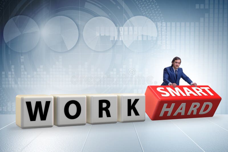 Concept of Working Smart Not Hard Stock Photo - Image of multitasking ...