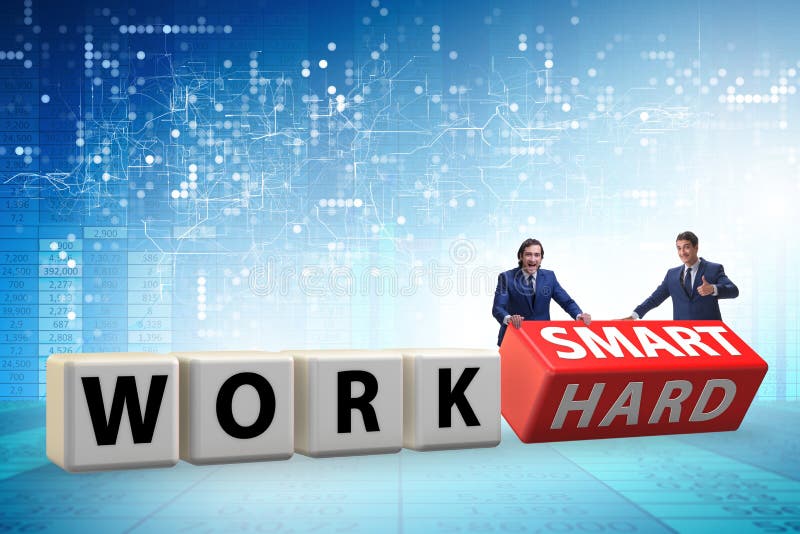 Concept of Working Smart Not Hard Stock Photo - Image of effective ...