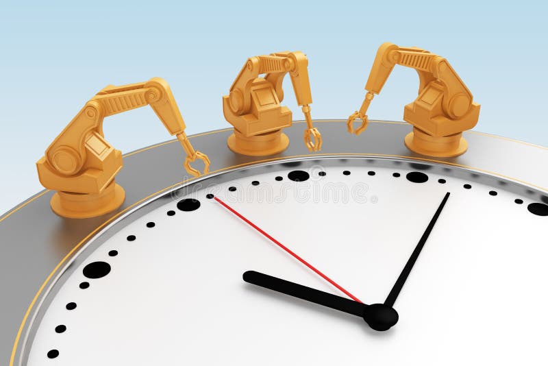 Time Robots Stock Illustrations – 290 Time Robots Stock Illustrations ...