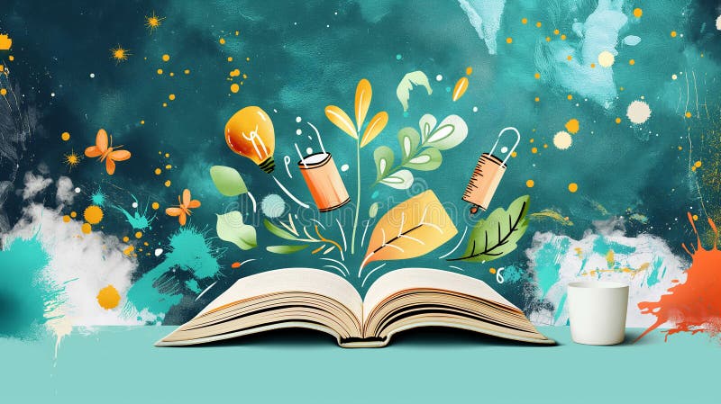 The Concept for World Book Day Background with Copy Space Area for Text ...