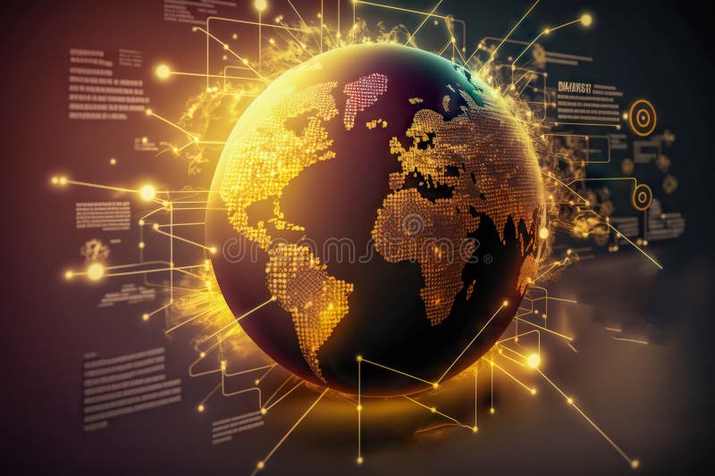 Concept of the World Economic Stock Illustration - Illustration of ...