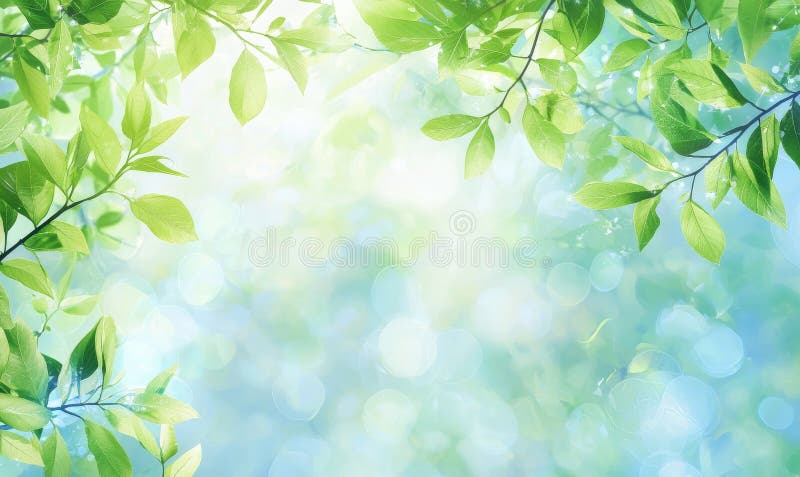 Concept for World Environment Day: Beautiful Blue and Green Sky ...