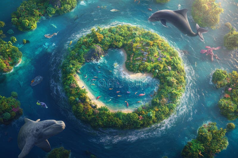 The Concept of World Environment and Earth Day is Represented by a Blue ...