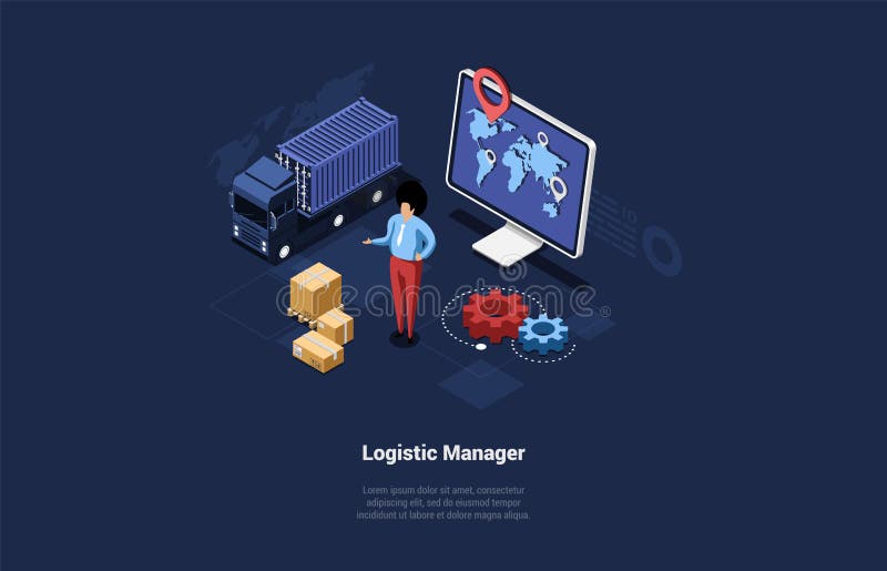 Concept of World Logistics, Warehouse and Global Business. Logistic ...