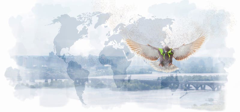 The Concept of Hope for a World without War Stock Photo - Image of ...