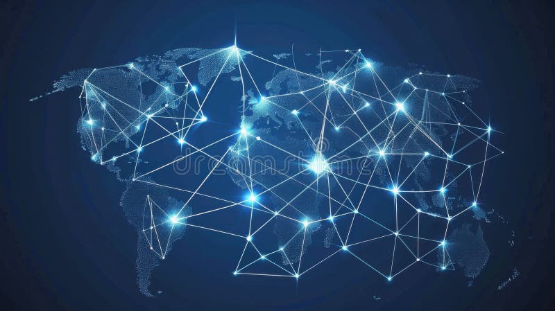 Concept of Worldwide Banking Network. Stock Image - Image of internet ...