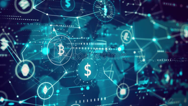 Concept of Worldwide Banking Network. Stock Image - Image of banking ...