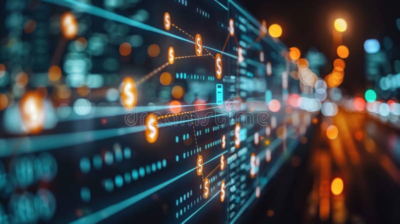 Concept of Worldwide Banking Network. Stock Photo - Image of finance ...