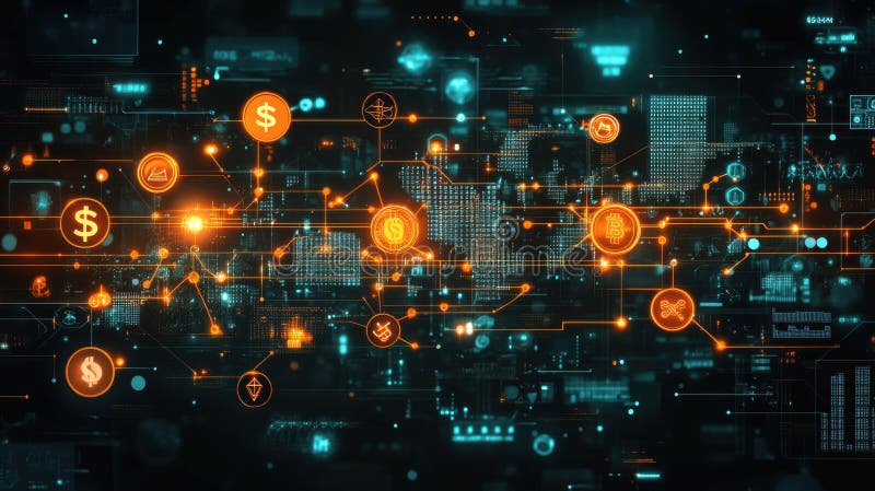 Concept of Worldwide Banking Network. Stock Photo - Image of banking ...