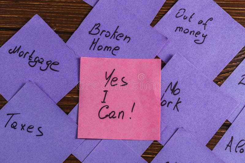 Concept for Yes I Can Photo Stock Photo - Image of possibility ...