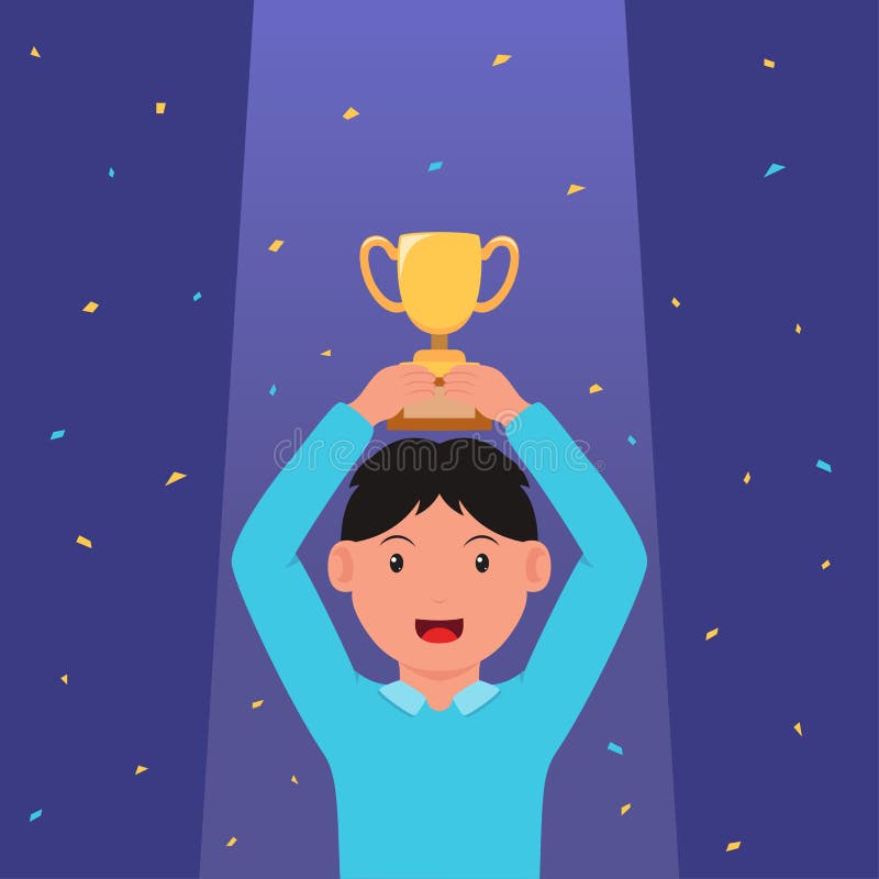 Getting Trophy Stock Illustrations – 215 Getting Trophy Stock ...